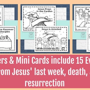 Easter Bible Activity Pages, Resurrection Sunday School Craft, Easter ...