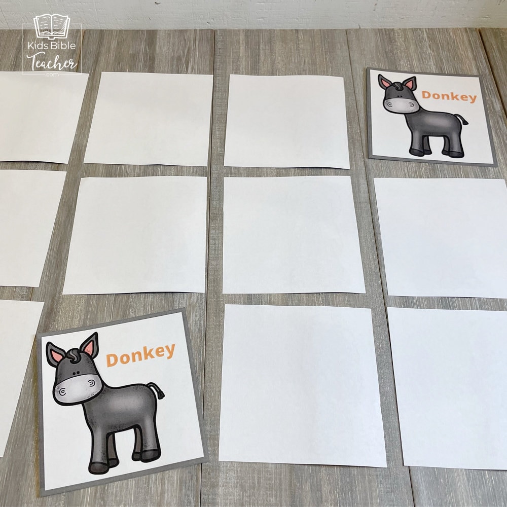 Jesus' Birth Bible Match Game, Nativity Christmas Bible Memory Game ...