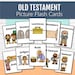 Old Testament Books of the Bible Kids Fact Cards, Bible Verse Learning ...