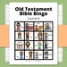 Old Testament Bible Games Bingo, Bible Study Games, Bible Trivia, Old ...