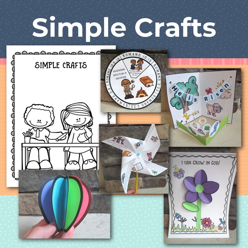 Bible Teacher's Printable Resource Bundle for 1st and 2nd Grade, First ...