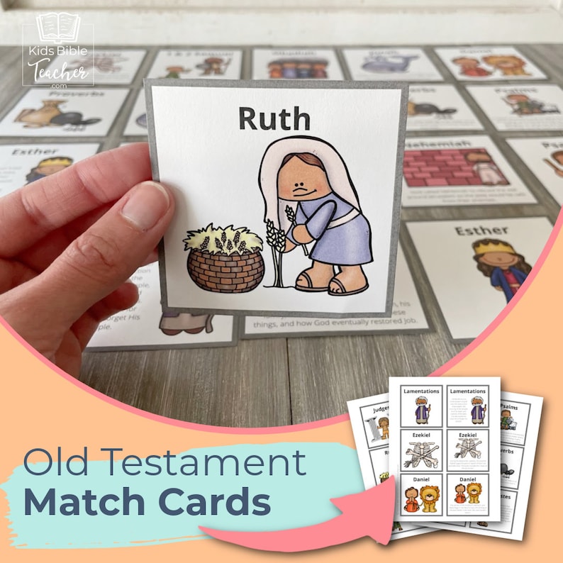 Old Testament Books of the Bible Games Bible Game for Kids - Etsy