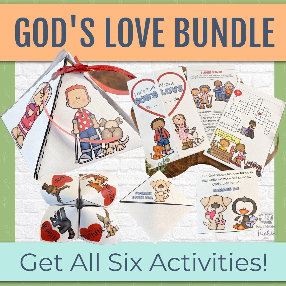 God's Love Bible Study for Kids, Valentine's Day Bible Church ...