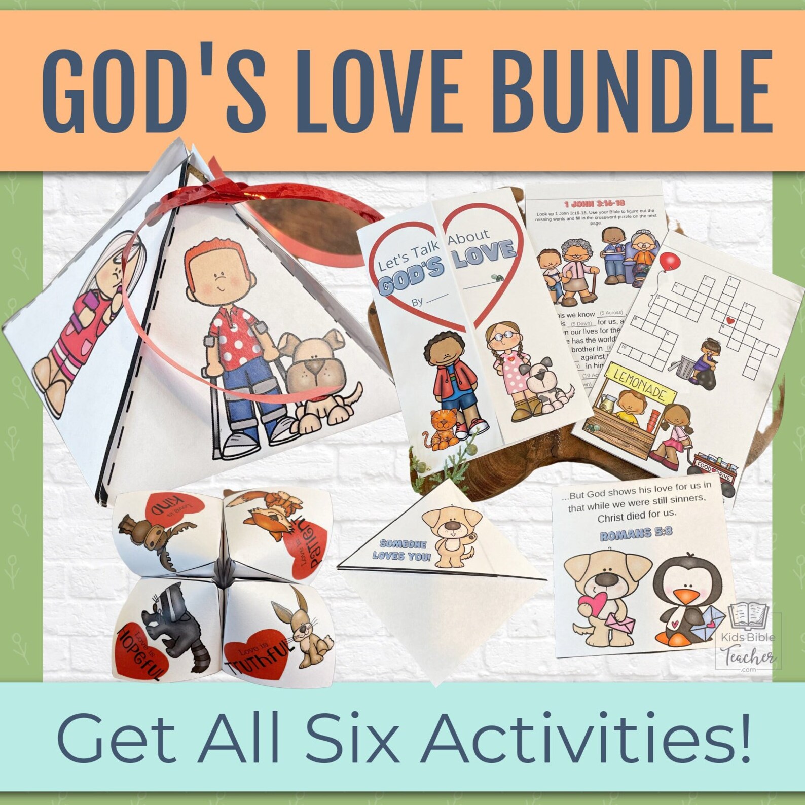 God's Love Bible Study for Kids, Valentine's Day Bible Church ...