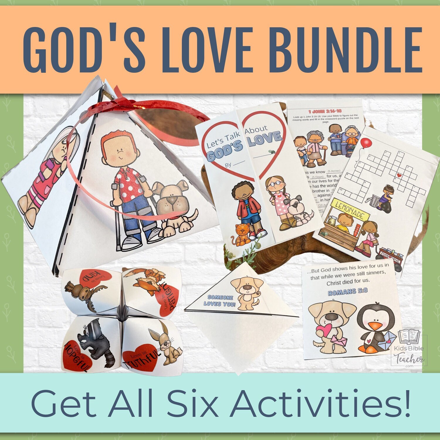 God's Love Bible Study for Kids, Valentine's Day Bible Church ...