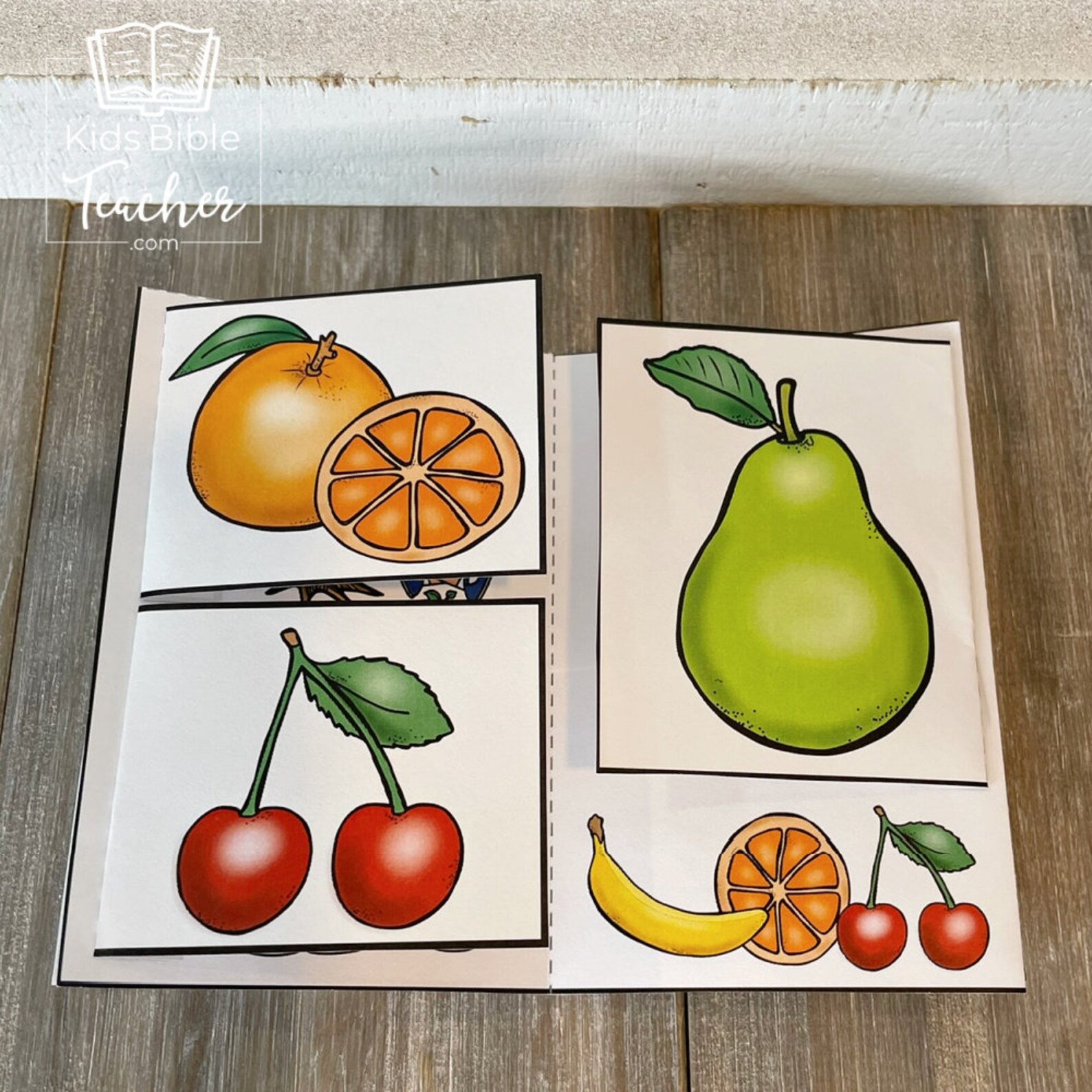 Fruit of the Spirit Mini Book Craft, Bible Craft for Kids, Holy Spirit ...