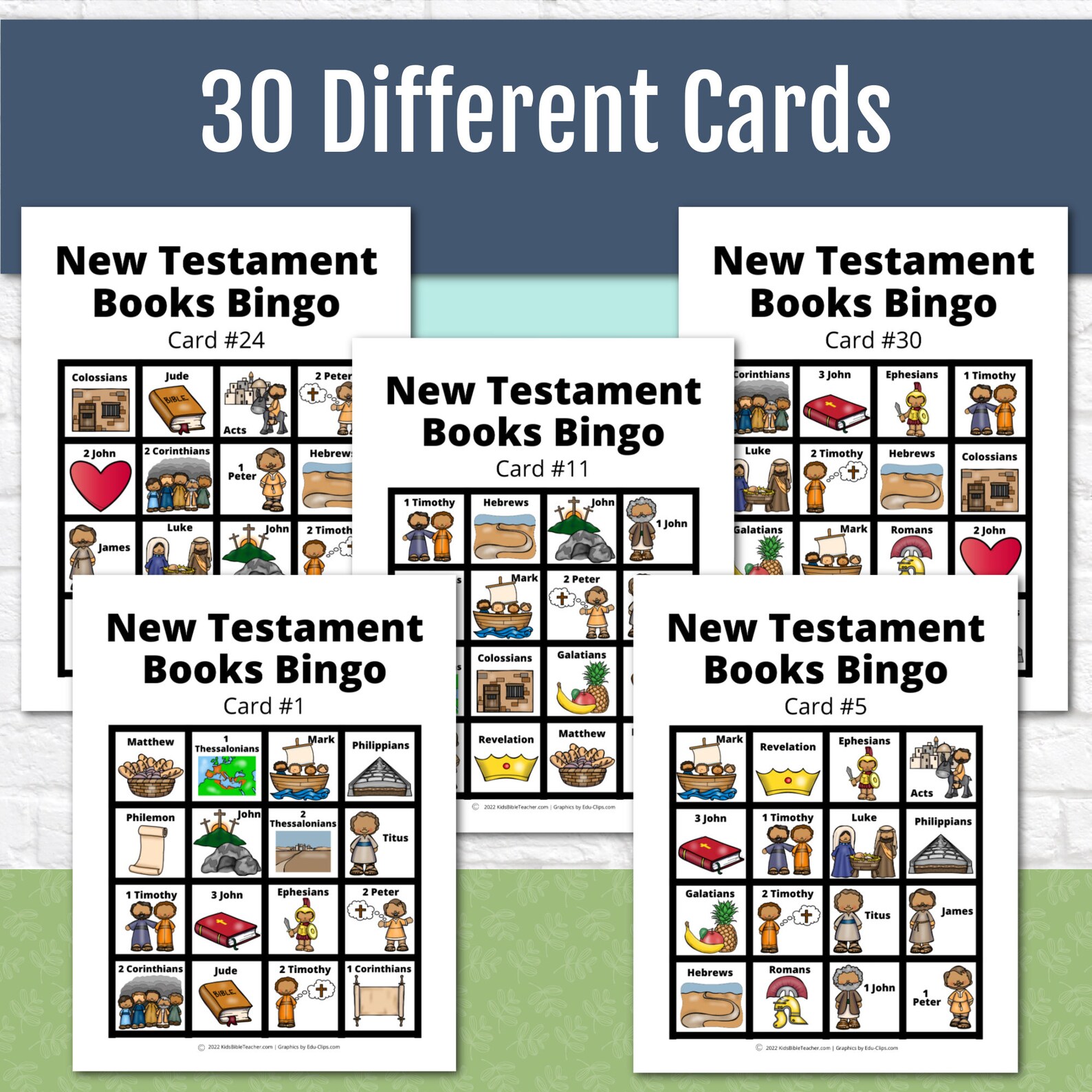 Bible Games Bingo, Bible Study Games, Bible Trivia, New Testament Game ...
