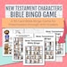 New Testament Bible Games Bingo, Bible Study Games, Bible Trivia, New ...