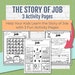 Job Activity Page, Story of Job Bible Lesson, Christian Homeschool ...
