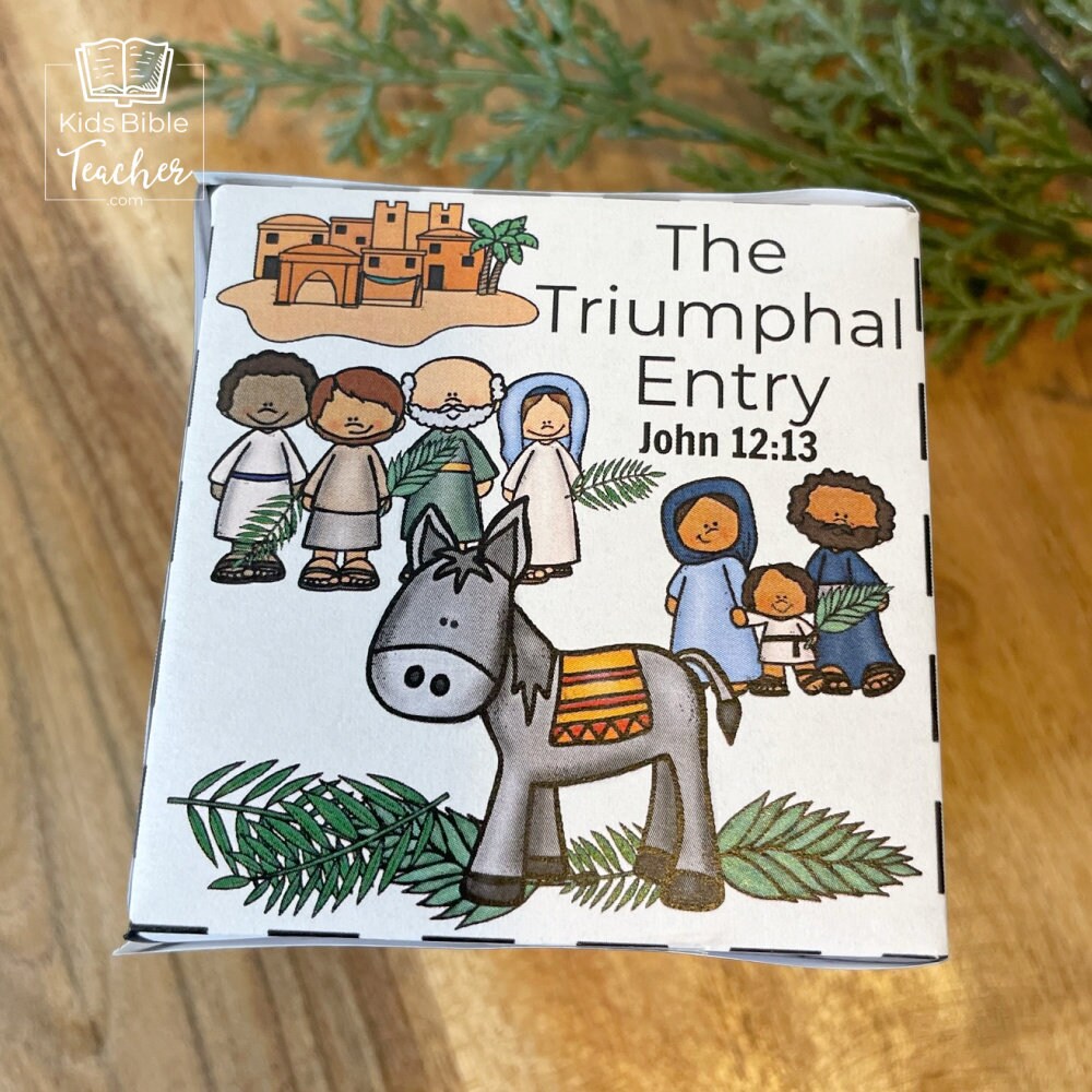 Easter Craft Bible Story Cube for Teaching Jesus Death and Resurrection ...