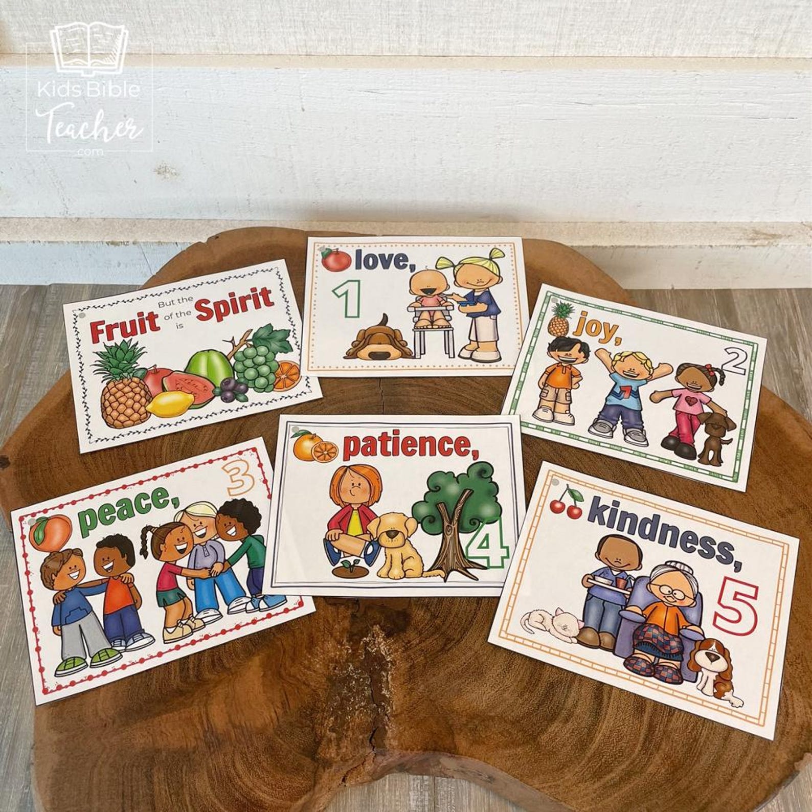 Fruit of the Spirit Teaching Poster Downloads for Kids Elementary Bible ...