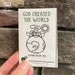Creation Bible Story Mini Book Craft for Kids Featuring Genesis 1 ...
