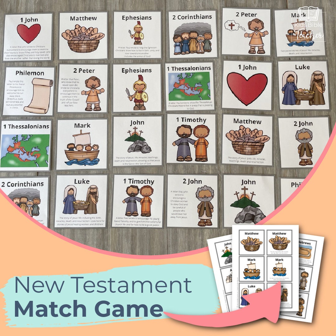 Bible Games Bingo, Bible Study Games, Bible Trivia, New Testament Game ...