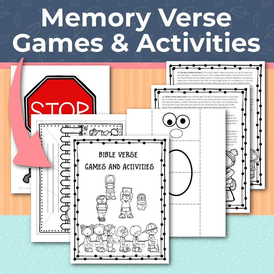 Bible Teacher's Printable Resource Bundle for 1st and 2nd Grade, First ...