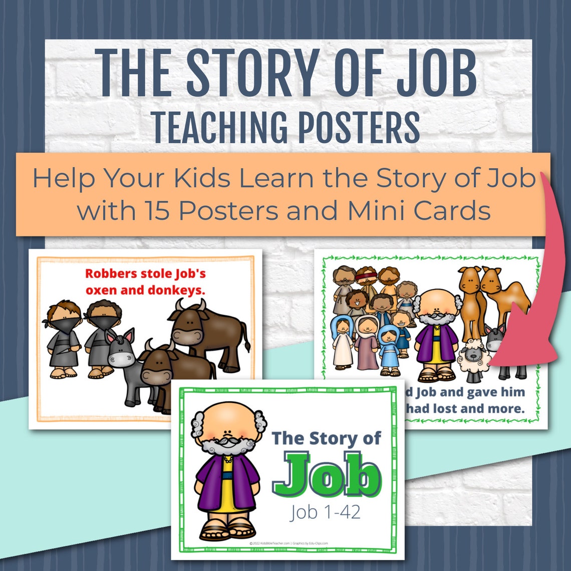 Story of Job Complete Lesson Pack, Homeschool Sunday School Teacher ...