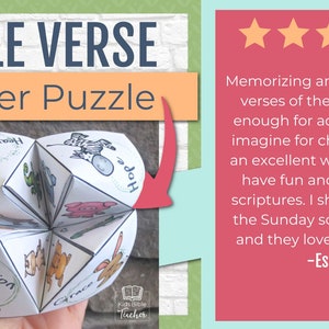 Memory Verse Activities for Kids, Bible Printables, Kids Bible Study ...