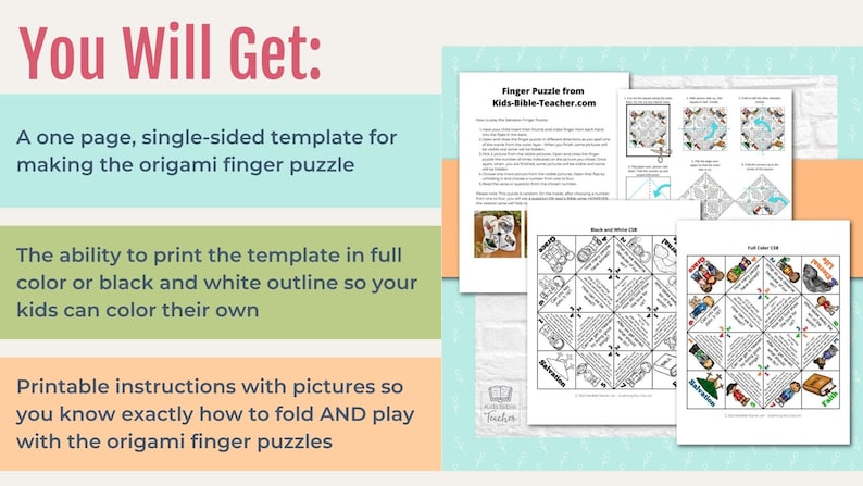 Salvation Bible Craft Activity, Faith Sunday School Craft, Spring ...