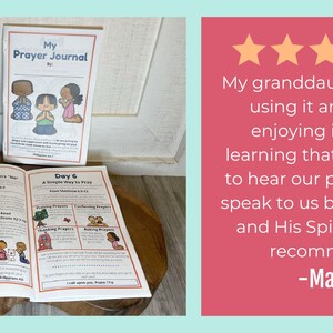 Prayer Journal Pages for Preschool Young Kids Sermon Notes Church ...