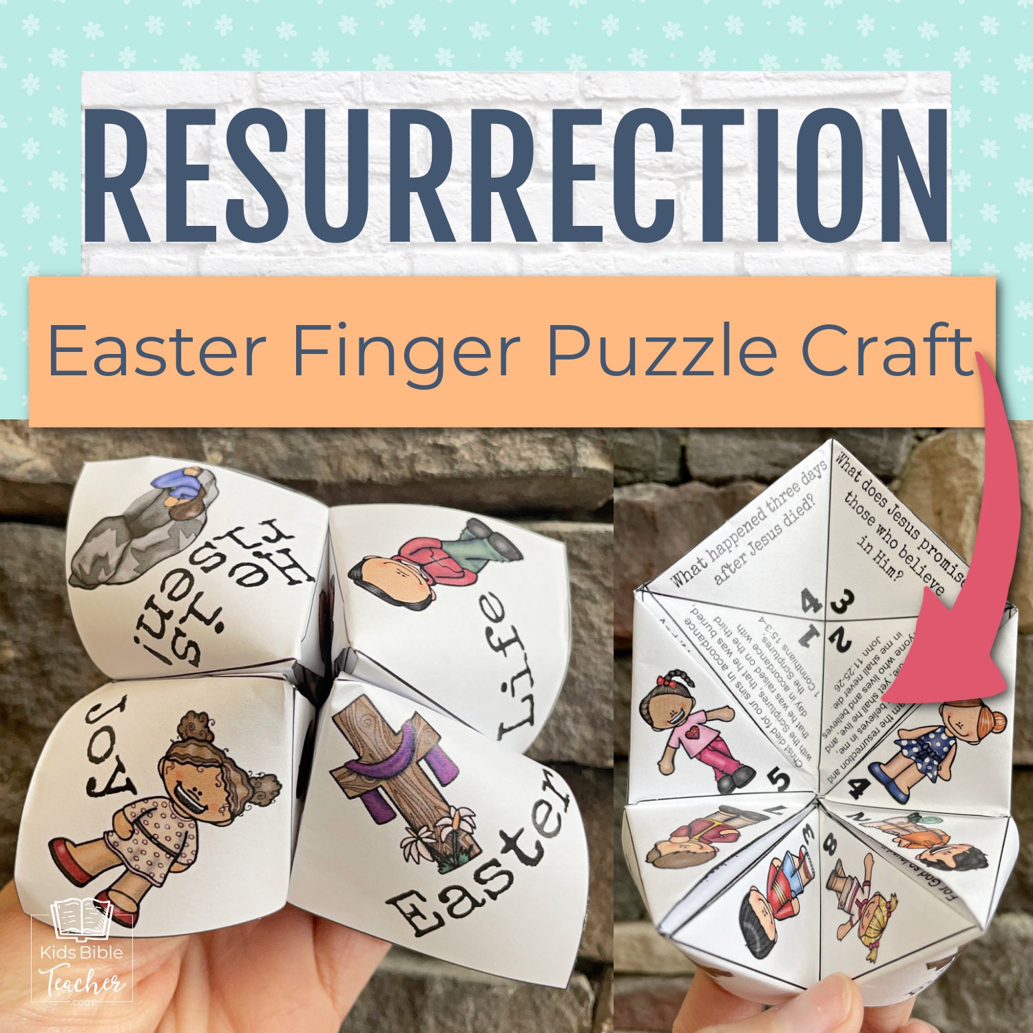 Easter Bible Craft Activity, Resurrection Sunday School Craft, Easter ...