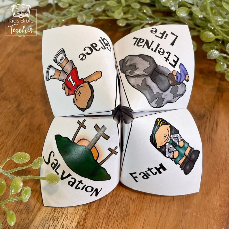 Salvation Bible Craft Activity, Faith Sunday School Craft, Spring ...