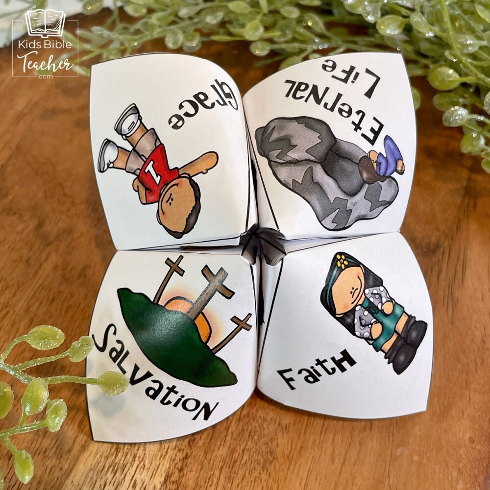 Salvation Bible Craft Activity, Faith Sunday School Craft, Spring ...