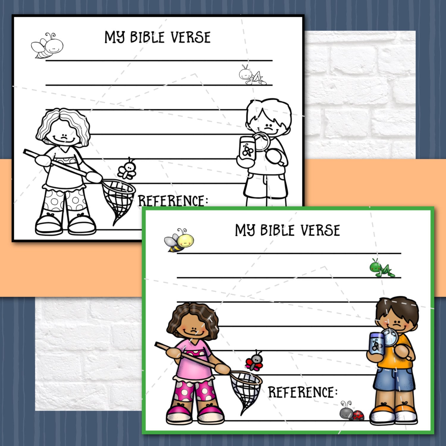 Bible Memory Verse Craft, Bible Verse Flashcards, Kids Bible Study ...