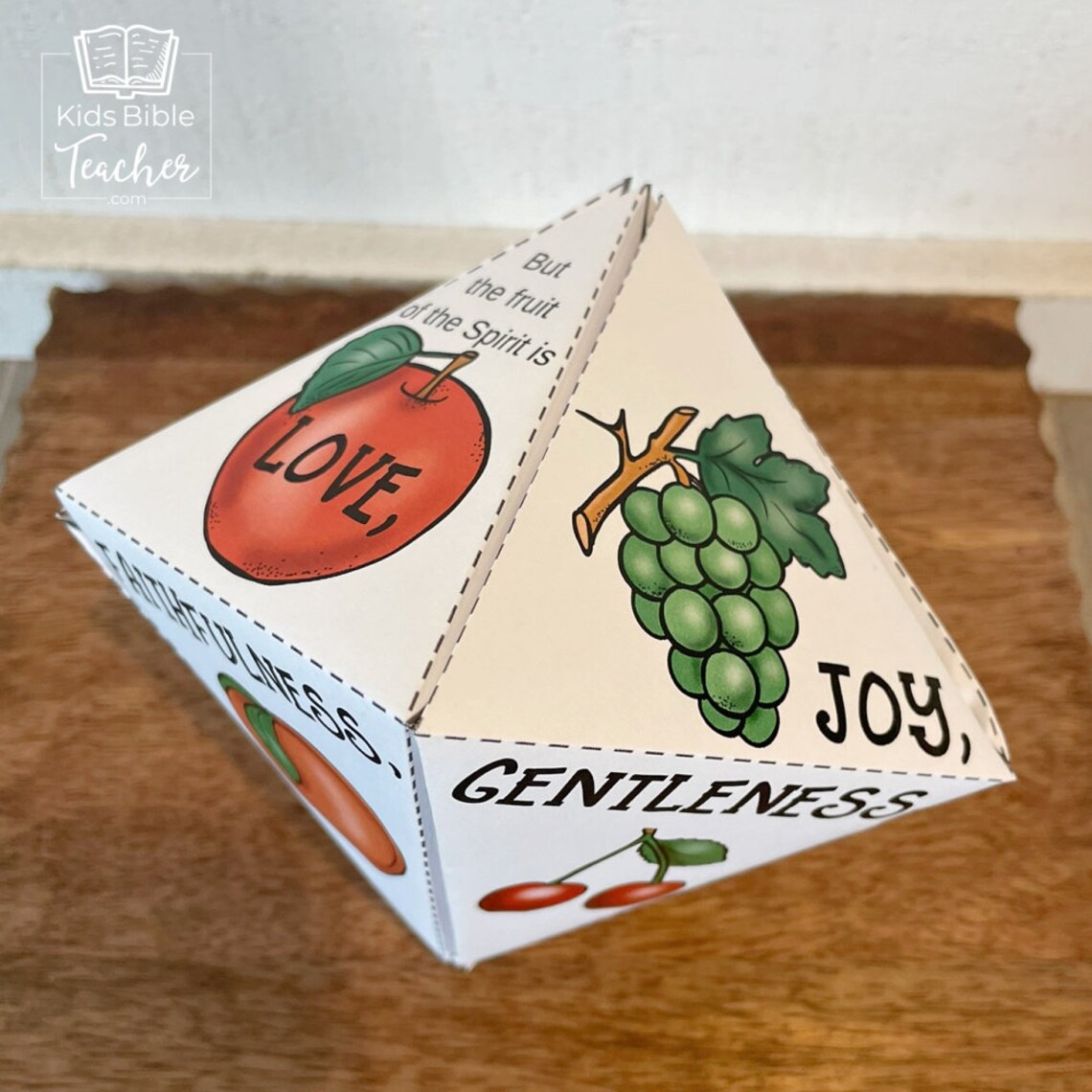 Fruit of the Spirit Paper Craft, Bible Activity for Kids, Holy Spirit ...