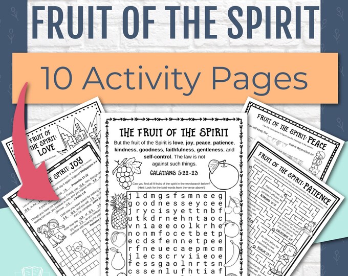 Fruit of the Spirit Cootie Catcher: Sunday School Bible Game (PDF ...