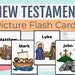 New Testament Books of the Bible Kids Flash Cards, Bible Verse Learning ...