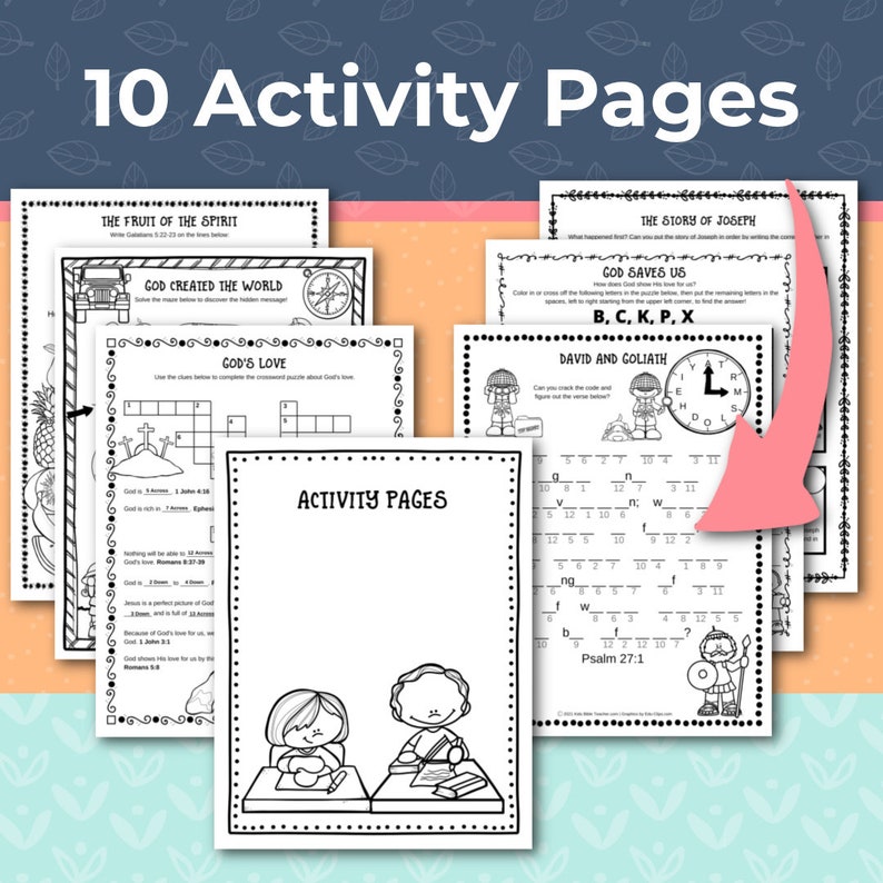 Bible Teacher's Resource Bundle for 3rd 4th Grade, Third & Fourth Grade ...