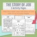 Story of Job Complete Lesson Pack, Homeschool Sunday School Teacher ...