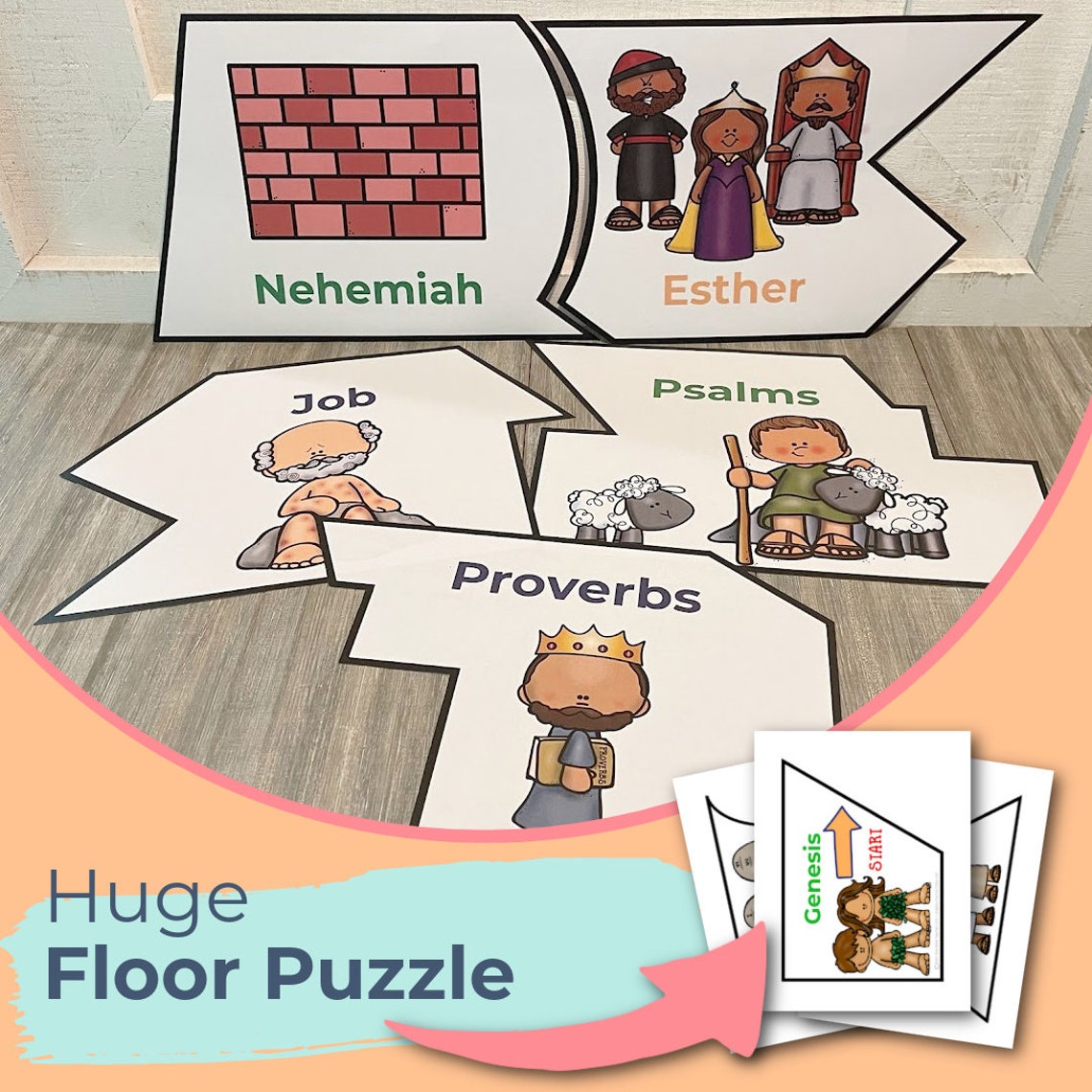 Old Testament Books of the Bible Games Bible Game for Kids - Etsy