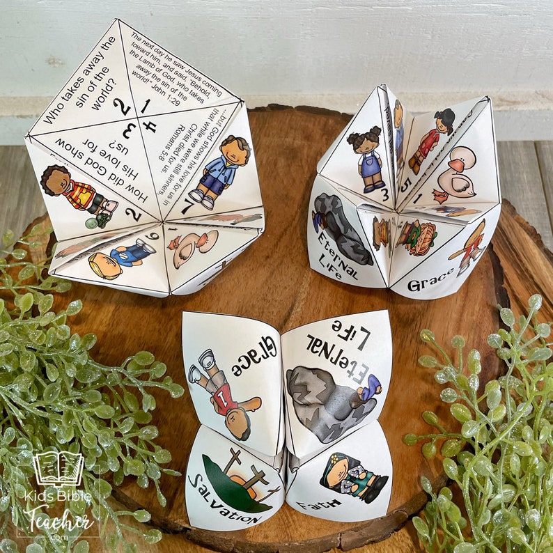 Salvation Bible Craft Activity, Faith Sunday School Craft, Spring ...