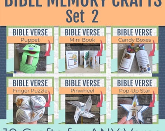 Memory Verse Activities for Kids, Bible Printables, Kids Bible Study ...