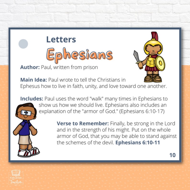 New Testament Books of the Bible Kids Fact Cards, Bible Verse Learning ...