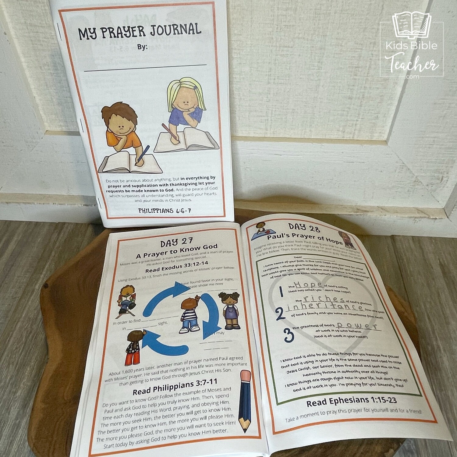 Prayer Journal Pages for Elementary Kids Sermon Notes Church Worship ...