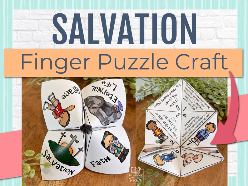 Salvation Bible Craft Activity Faith Sunday School Craft - Etsy