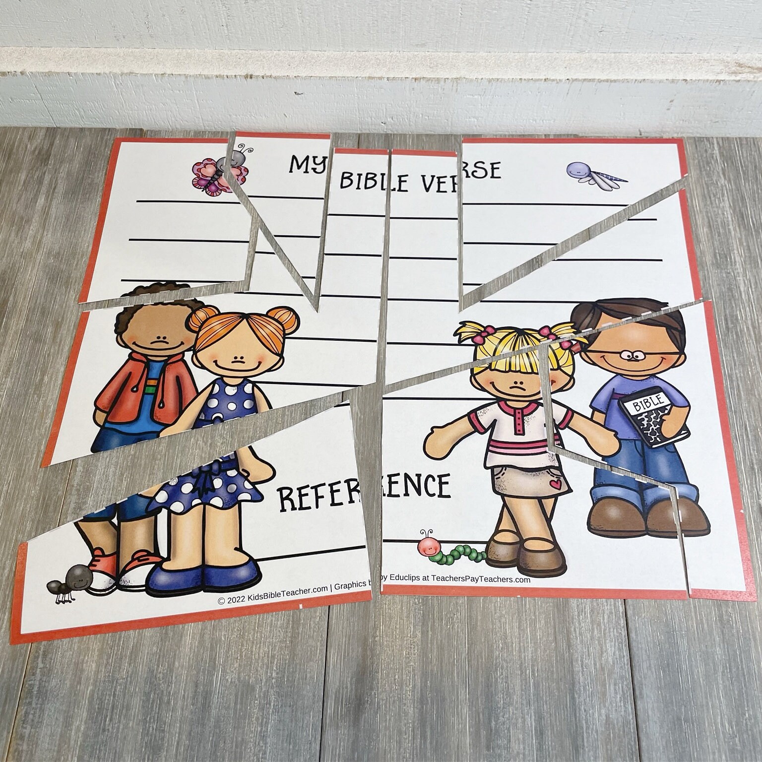 Bible Memory Verse Craft, Bible Verse Flashcards, Kids Bible Study ...