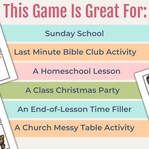 Jesus' Birth Bible Match Game, Nativity Christmas Bible Memory Game ...