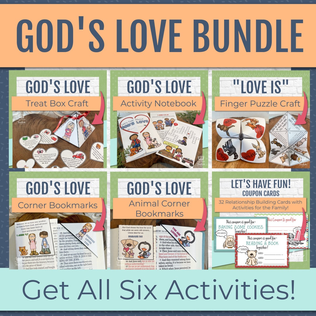 God's Love Bible Study for Kids, Valentine's Day Bible Church ...