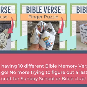 Memory Verse Activities for Kids, Bible Printables, Kids Bible Study ...