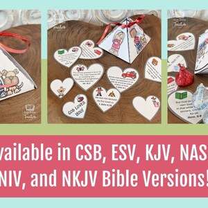 Valentine's Day Bible Treat Box Craft, Sunday School God's Love ...