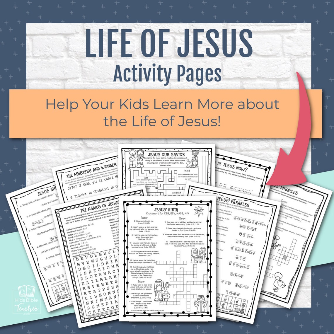 Easter Bible Activity Pages, Resurrection Sunday School Craft, Easter ...
