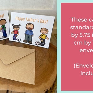 Father's Day Cards for Kids, Printable Father's Day Gift for Children ...