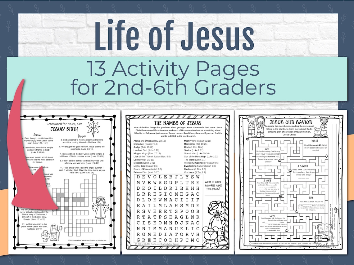 Easter Bible Activity Pages, Resurrection Sunday School Craft, Easter ...