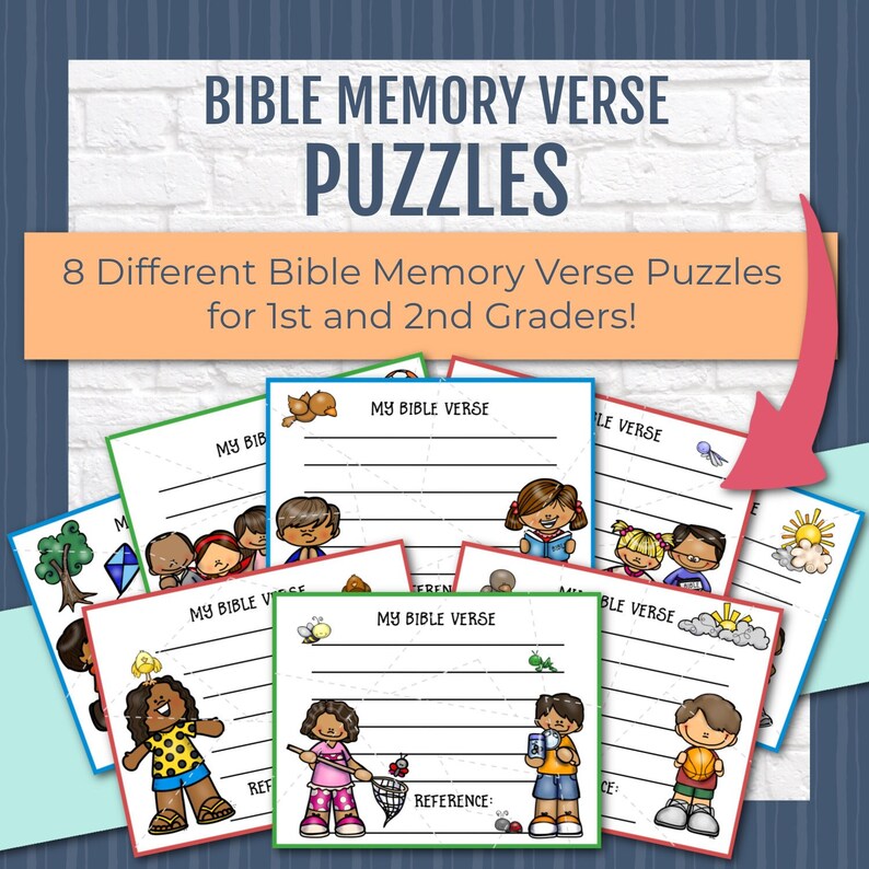 Bible Memory Verse Craft, Bible Verse Flashcards, Kids Bible Study ...