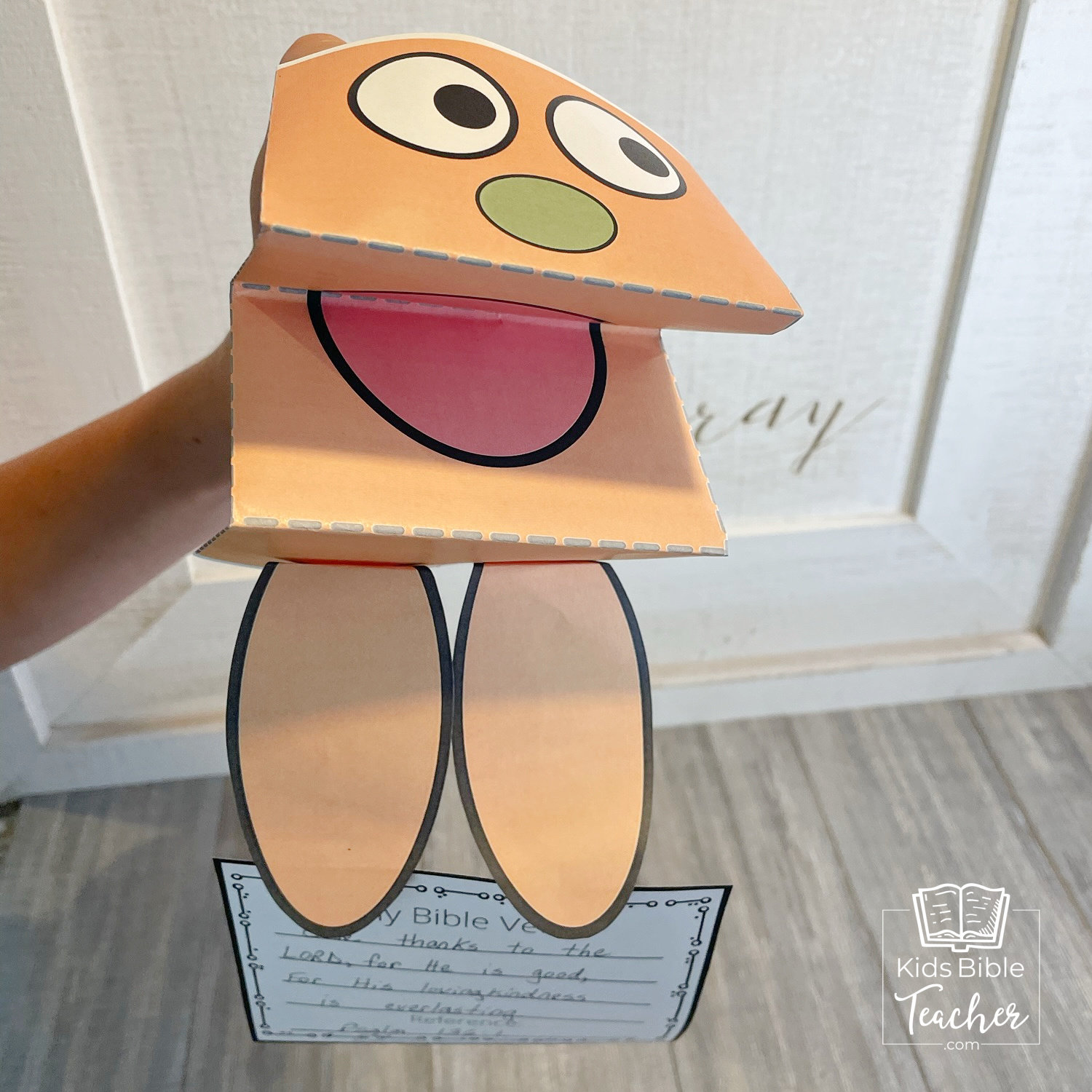 Bible Memory Verse Craft, Bible Study Preschool Craft, Early Elementary ...