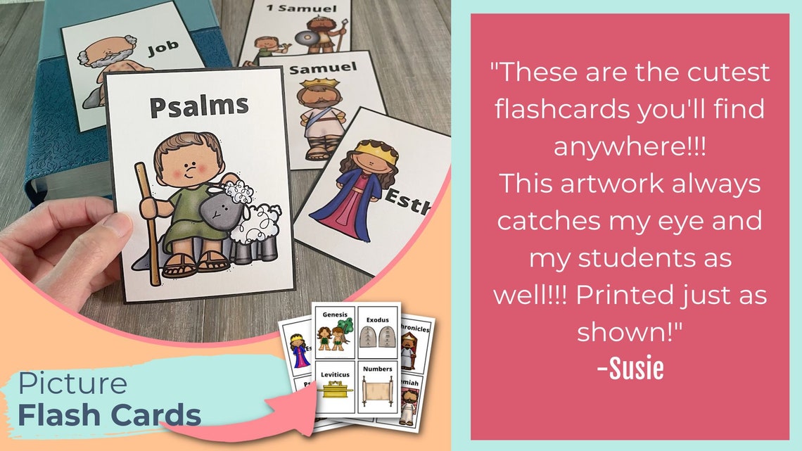 Old Testament Books of the Bible Games Bible Game for Kids - Etsy