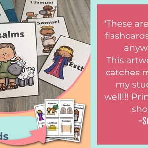 Old Testament Books of the Bible Games, Bible Game for Kids Bingo ...