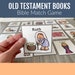 Old Testament Matching Game, Bible Elementary Sunday School Activity ...